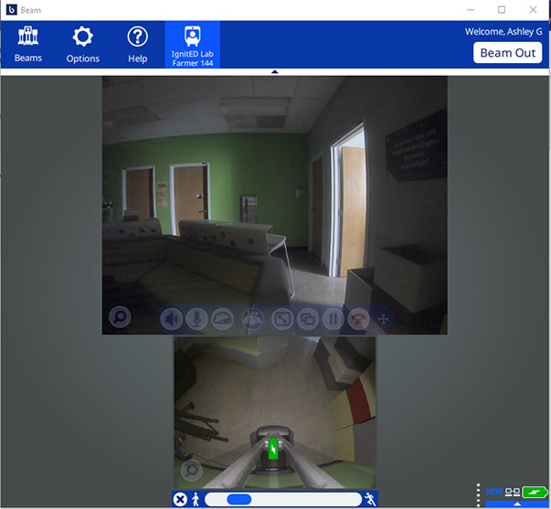 Beam telepresence robot - IgnitED Labs